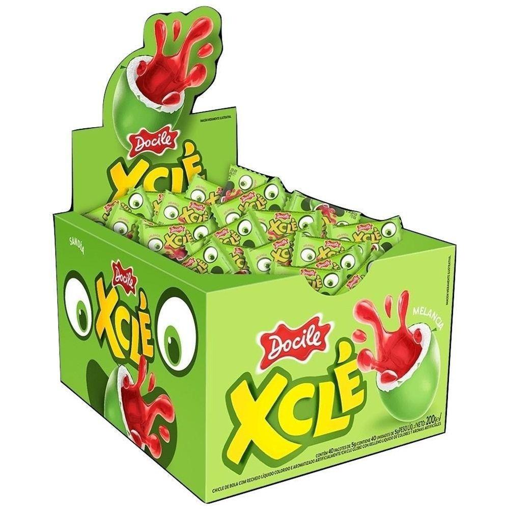 Chiclete Xclé Sabor Melancia 40x5g Display 200g Docile - colibri