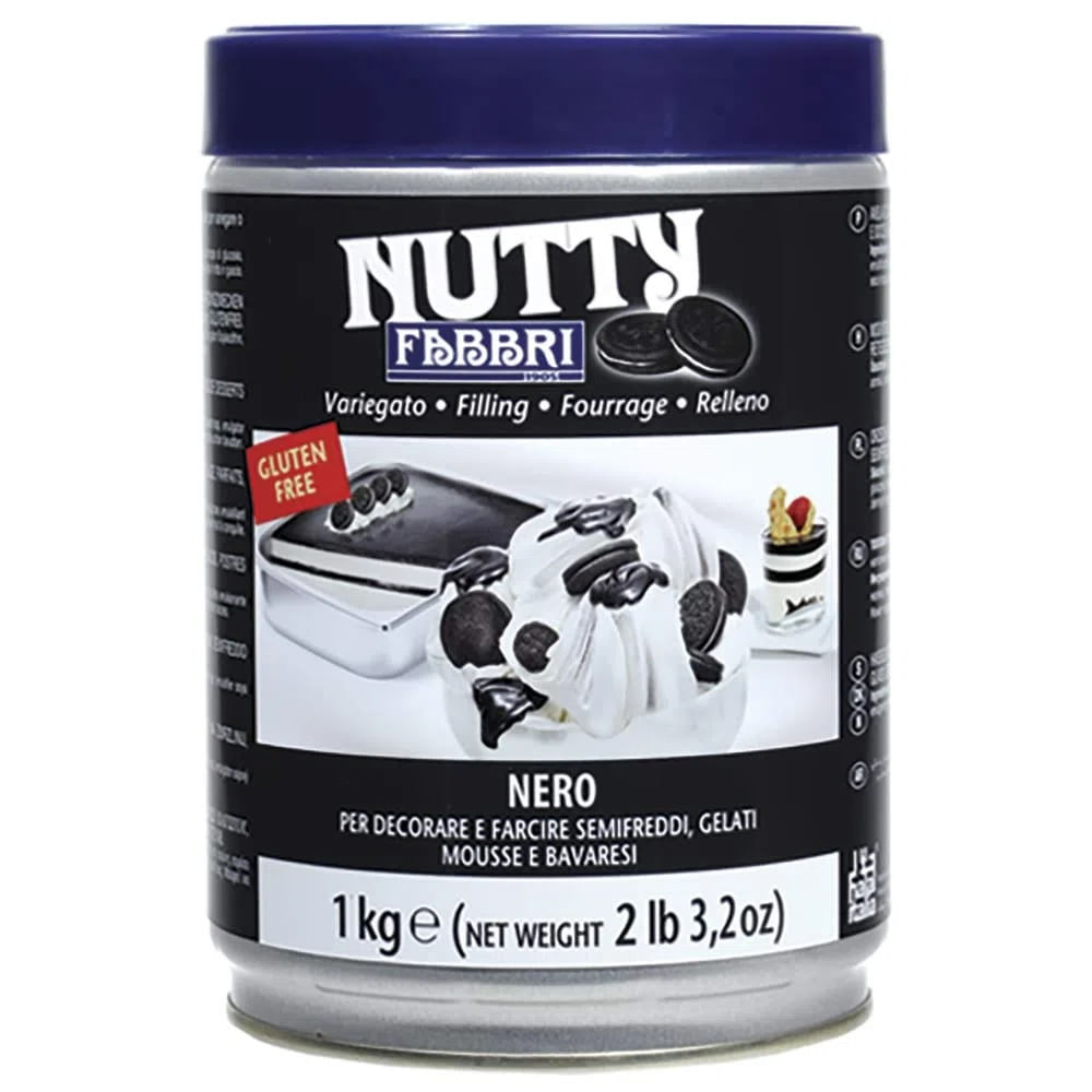Nutty Pasta De Nero 1kg Fabbri - colibri