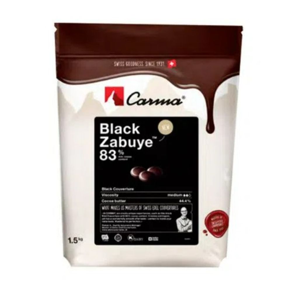 Chocolate Amargo Carma Gotas 83% 1,50kg Callebaut - colibri