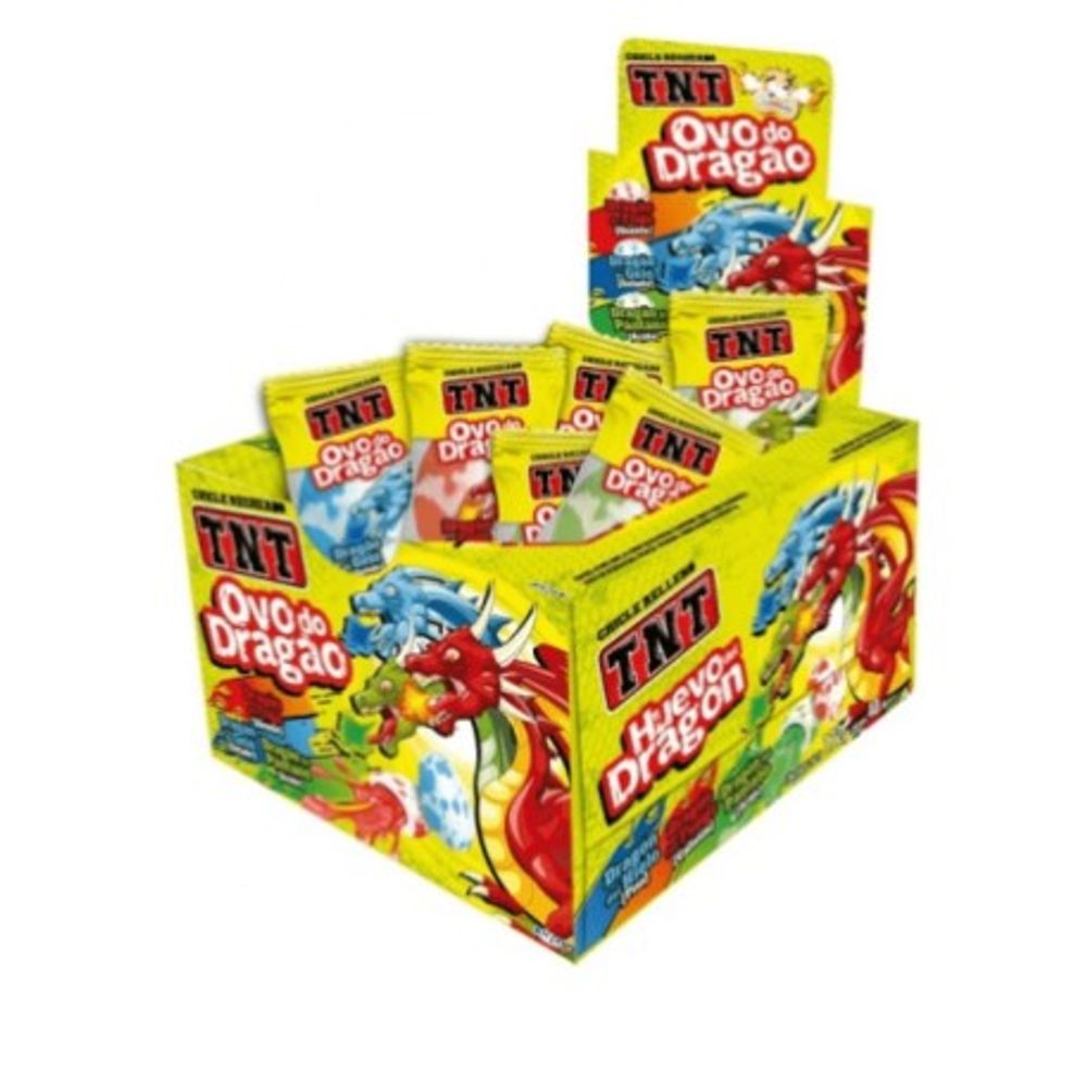 Chicle Tnt Ovo De Dragao 40un Riclan - colibri